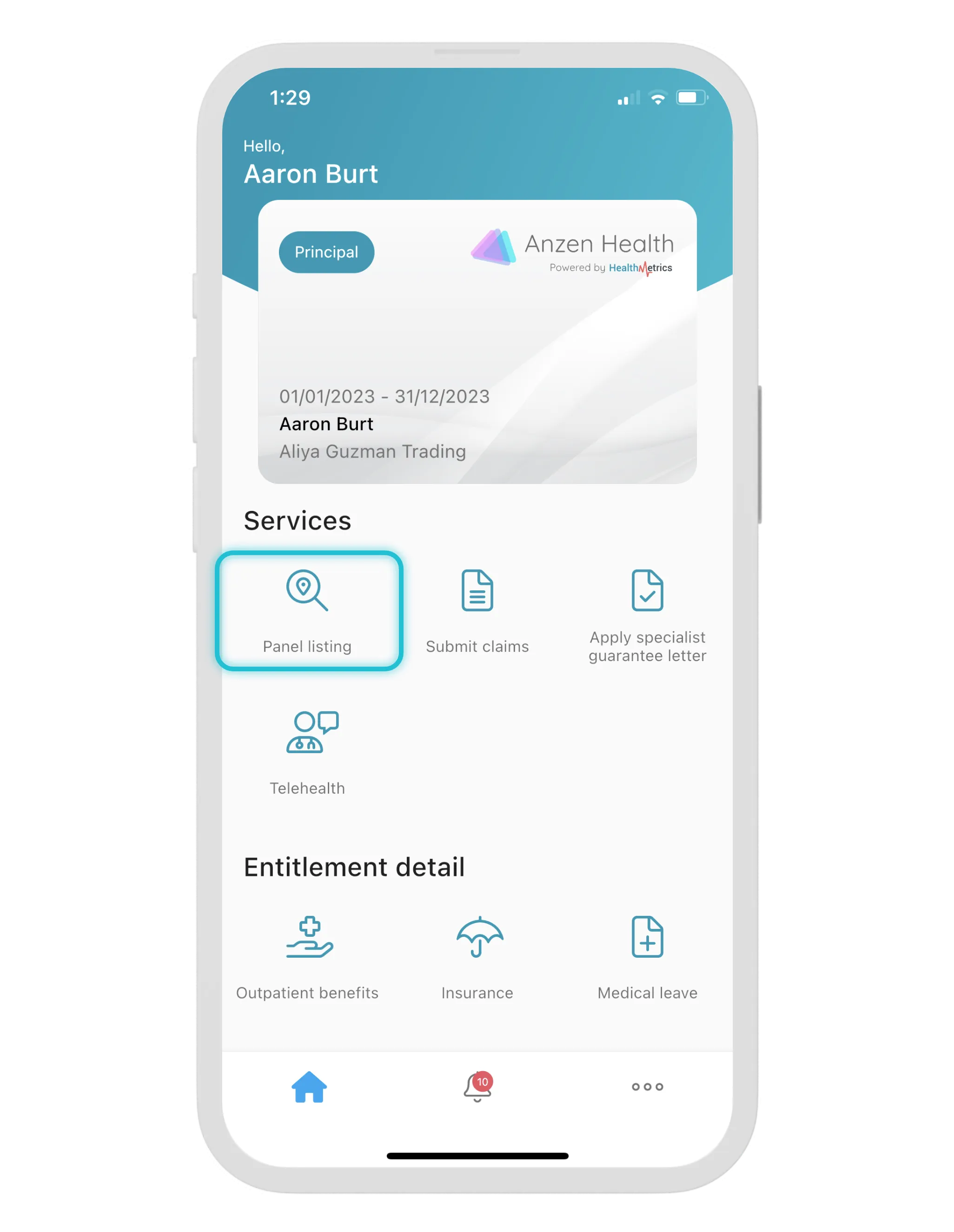 How to find healthcare panel?